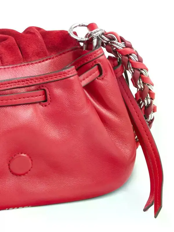 Isabel Marant Étoile Bolton Xs Pleated-leather Shoulder Bag