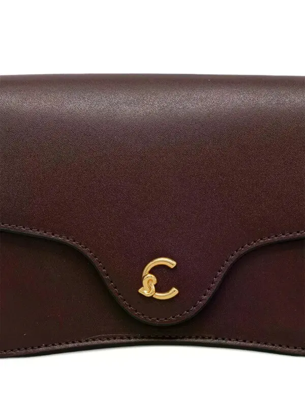 COCCINELLE Mini C-me Logo-plaque Shoulder Bag - Red