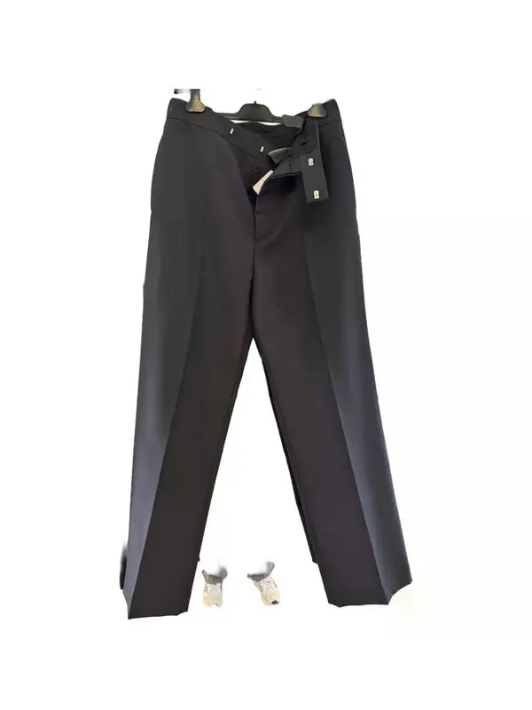 SAPIO N°10 Cropped Wool Trousers