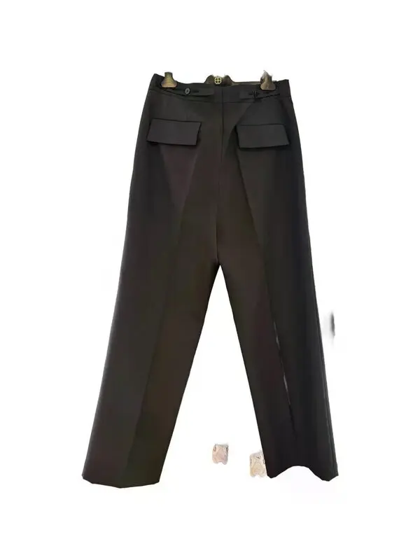 SAPIO N°10 Cropped Wool Trousers