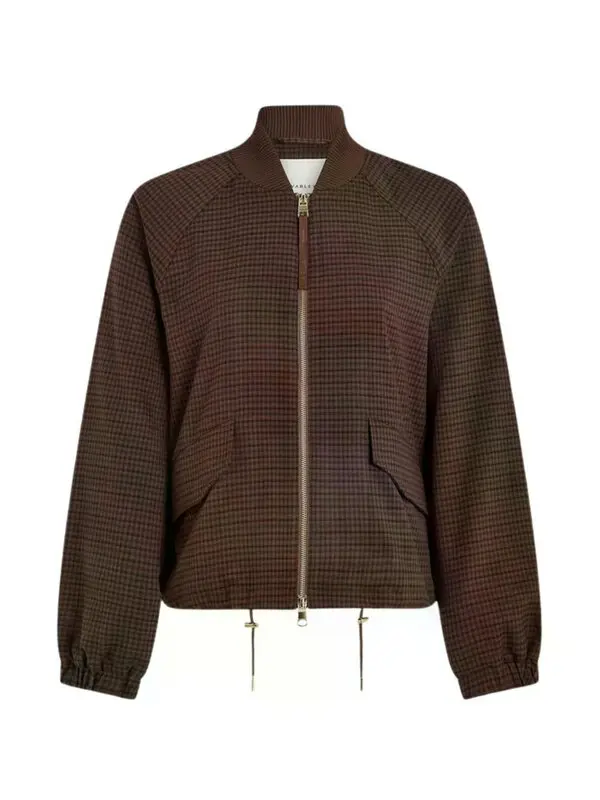 Varley Keagan Check Blouson Jacket