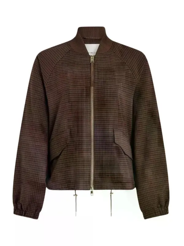 Varley Keagan Check Blouson Jacket
