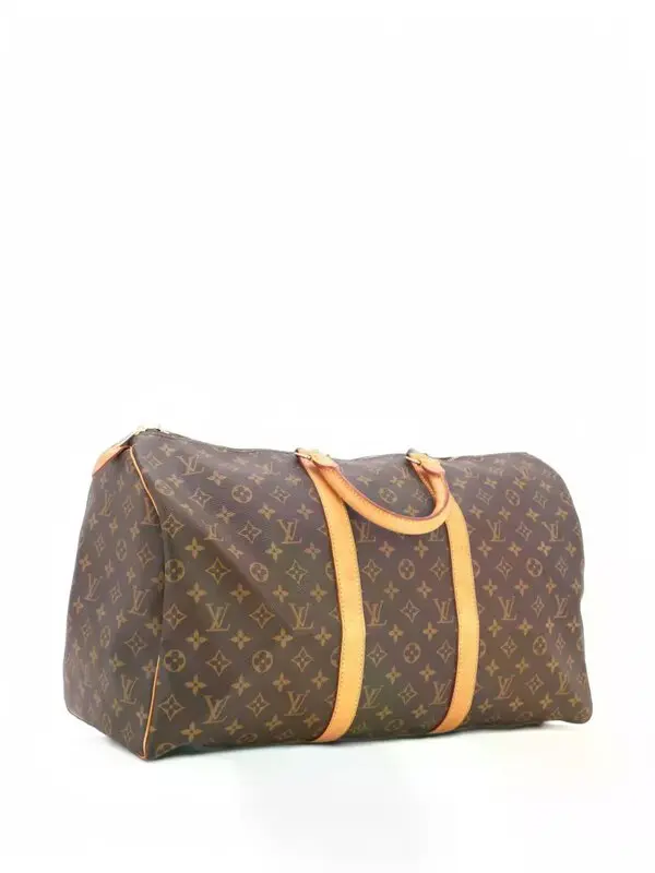 LOUIS VUITTON Keepall Bag Monogram Canvas 50 Travel Bag