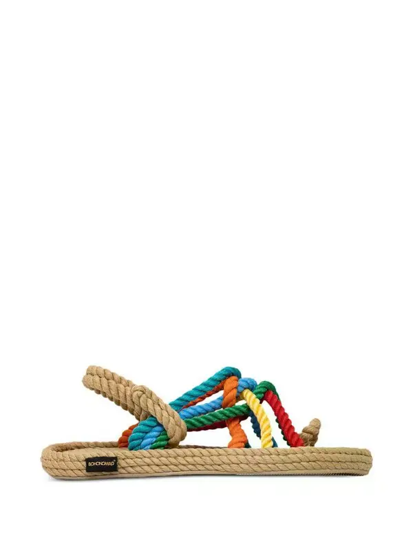 BOHONOMAD Cape Point Rope-detail Sandals - Neutrals
