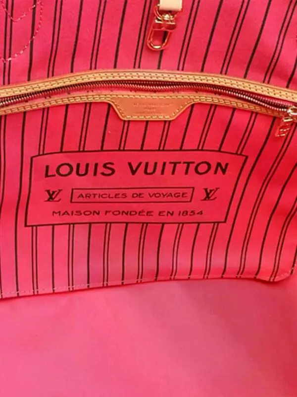 LOUIS VUITTON 2021-2026 Monogram Neverfull Inside Out Mm Tote Bag