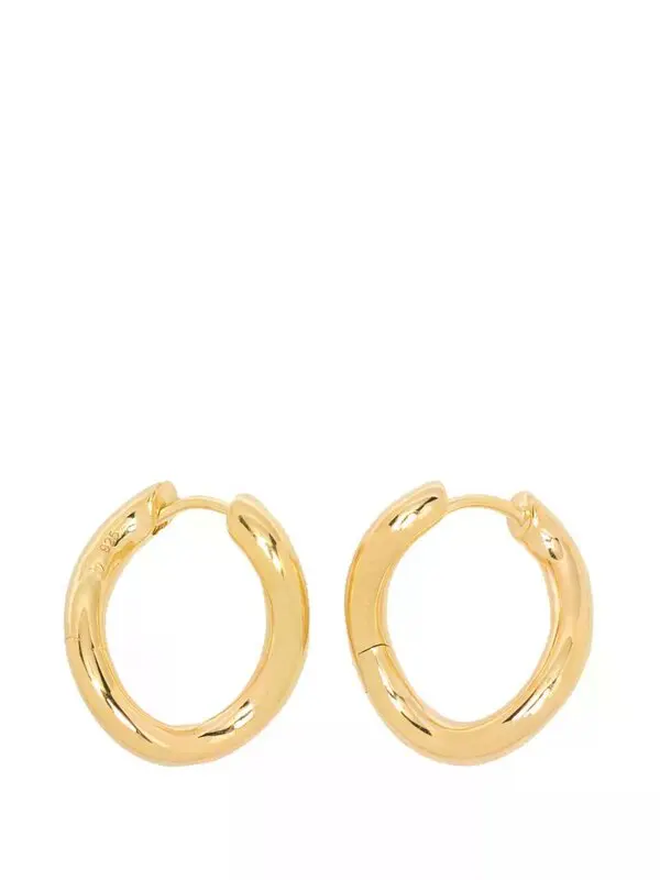 Tom Wood River Twisted-hoop Earrings - Gold