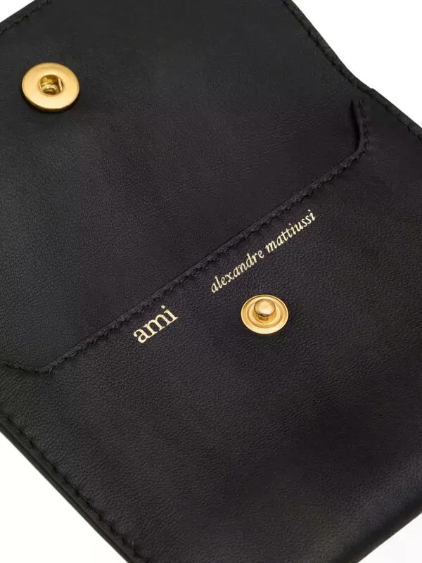 AMI Paris Carrousel Leather Cardholder