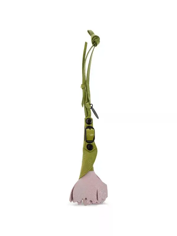 Balenciaga Le City Carnation Keyring - Green