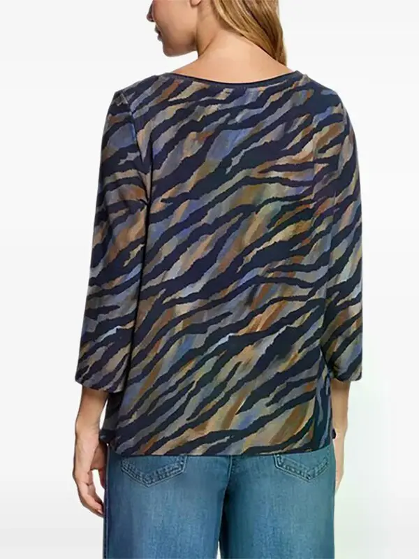 BETTY BARCLAY Tiger-print Sweater