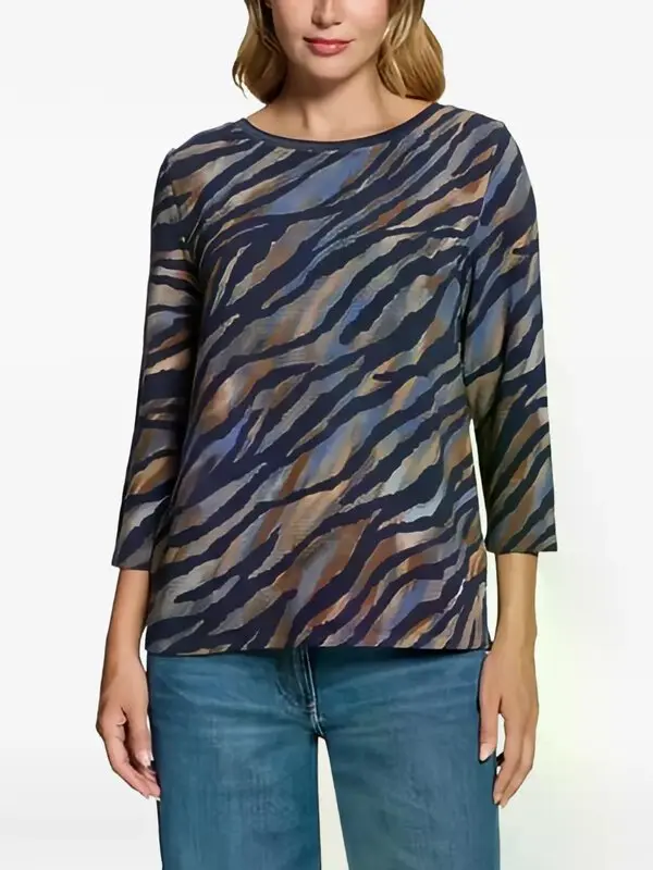 BETTY BARCLAY Tiger-print Sweater
