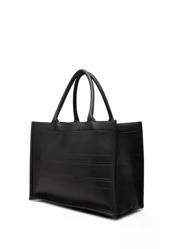 Dior 2023 Medium Embossed Leather Book Tote Bag