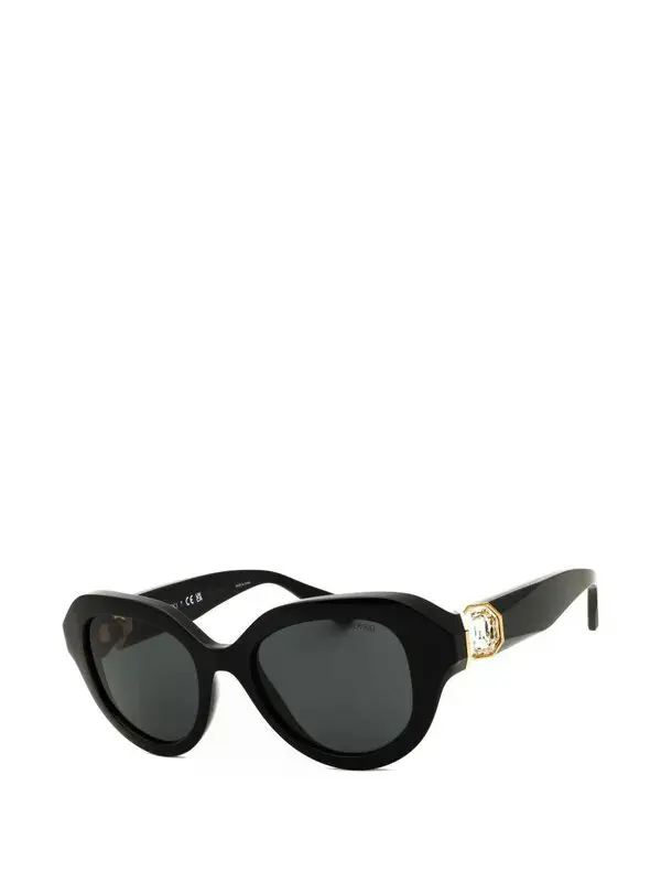 SWAROVSKI Crystal-embellished Geometric-frame Sunglasses