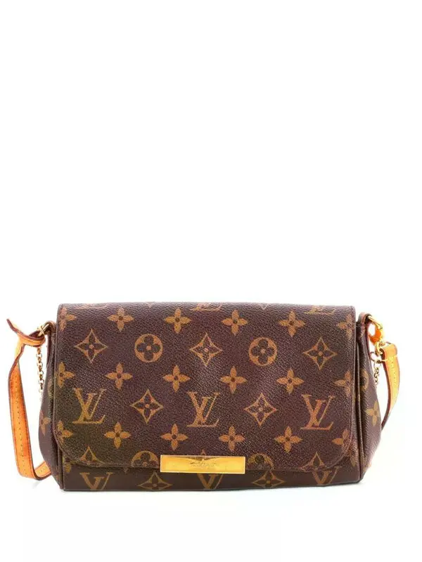 LOUIS VUITTON Favorite Handbag Monogram Canvas Pm Clutch Bag - Brown