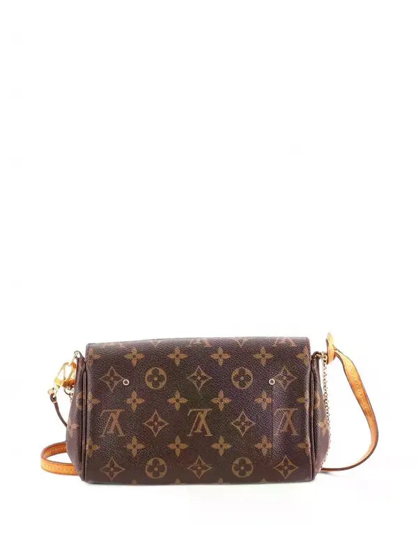 LOUIS VUITTON Favorite Handbag Monogram Canvas Pm Clutch Bag - Brown