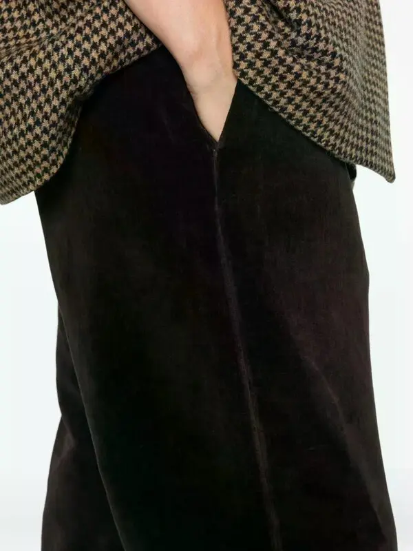 CASEY CASEY Long Chasse Velvet Trousers