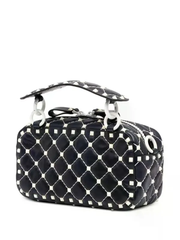Valentino Garavani 2000-2017 Lambskin Free Rockstud Spike Camera Bag Satchel