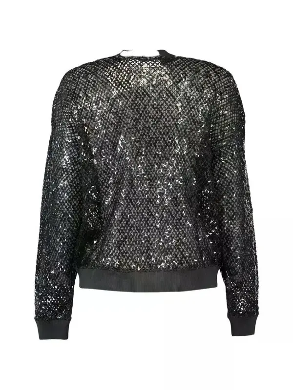 Brunello Cucinelli Sequin-embellished Mesh Cardigan
