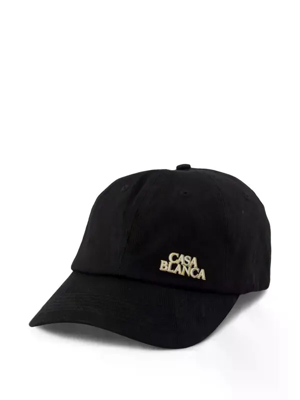 Casablanca Stacked Logo Rivet Cap - Black