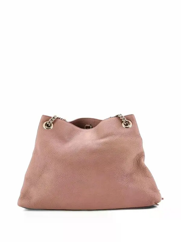 Gucci Soho Chain Strap Leather Medium Shoulder Bag - Neutrals