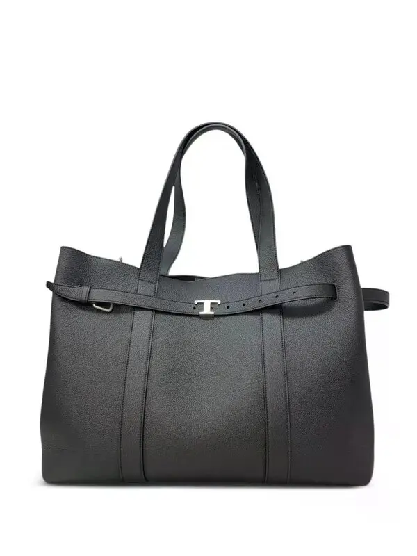 TOD'S Shopping Bag In Leather Large - Black