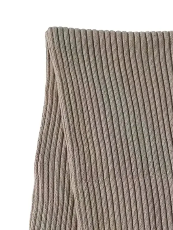 Rick Owens Ribbed-knit Scarf - Neutrals