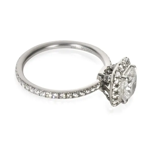 Harry Winston 1.03 Ct Cushion Modified Diamond Engagement Ring