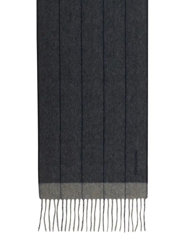 FERRAGAMO Sciarpa In Lana Misto Cashmere