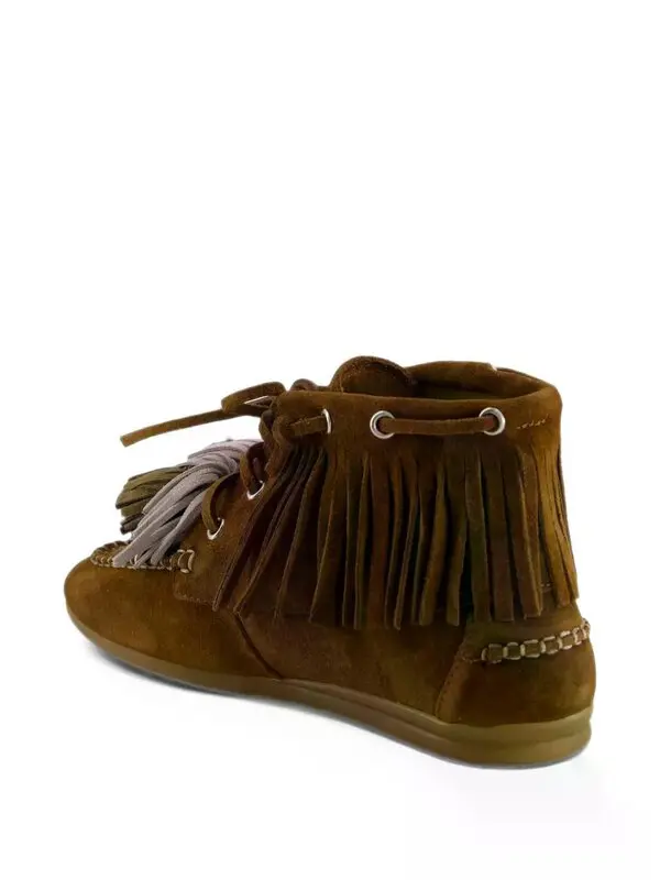 TORAL SHOES Mausi Fringe-trim Ankle Boots