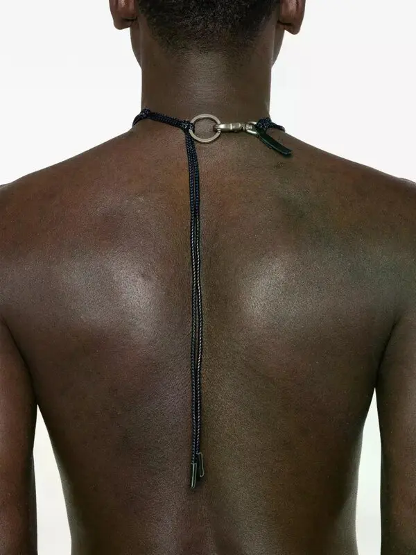 Our Legacy Lizard Cord Necklace - Blue