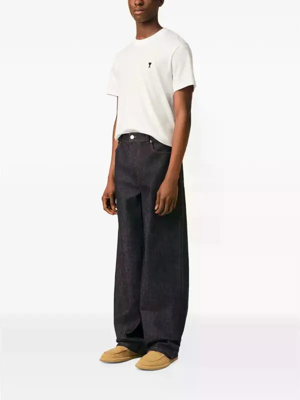 AMI Paris Baggy-fit Cotton Jeans