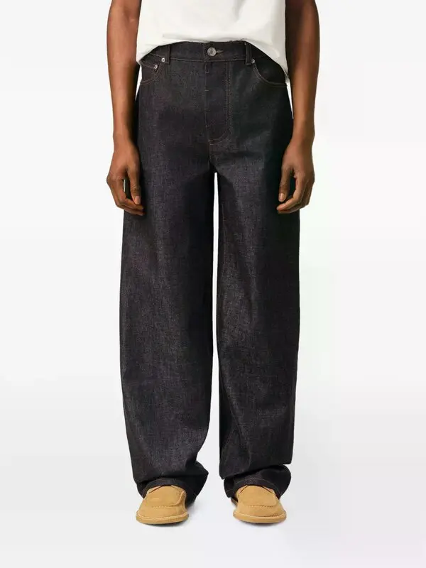 AMI Paris Baggy-fit Cotton Jeans