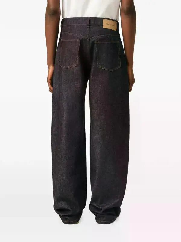 AMI Paris Baggy-fit Cotton Jeans