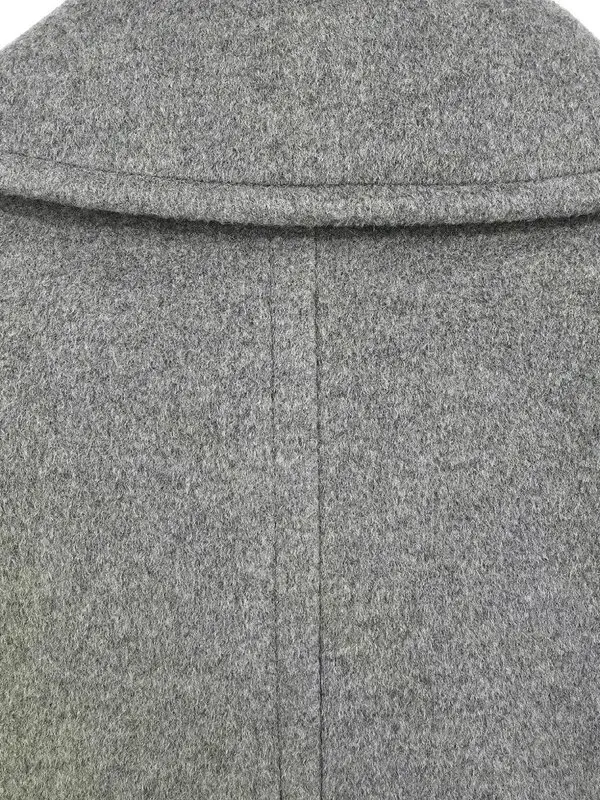 Celine Double-breasted Long-sleeve Coat