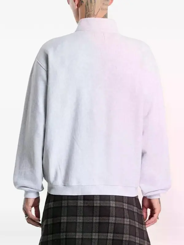 ROA Logo-embroidered Half-zip Sweater