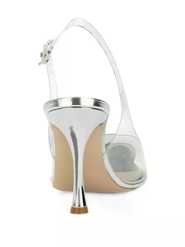 GIANVITO ROSSI Diana Cap-toe Slingback Pumps