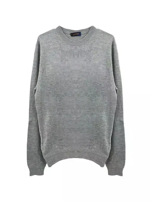 LOUIS VUITTON 2018 Elbow-patch Sweater - Grey
