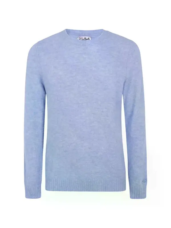 MC2 SAINT BARTH Light- Regent Alpaca-blend Crew-neck Sweater - Blue