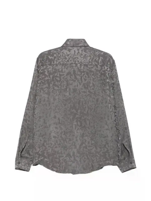 Patrizia Pepe Jacquard-patterned Long-sleeve Shirt