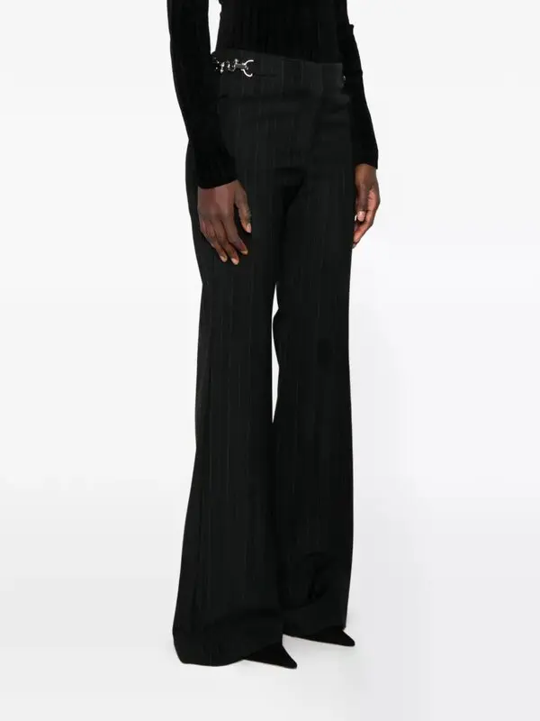 Sportmax Pinstripe Wide-leg Trousers