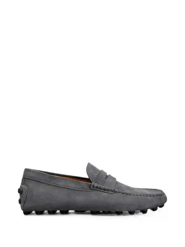 TOD'S Gommino Bubble Loafers In Suede