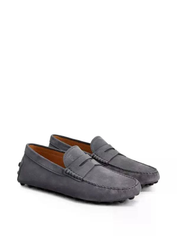 TOD'S Gommino Bubble Loafers In Suede