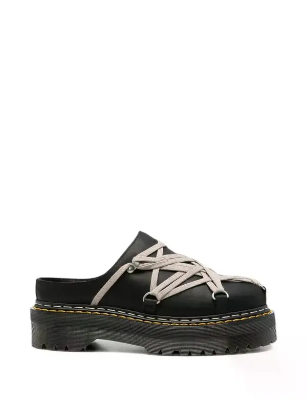 Rick Owens X Dr. Martens Megalace Mules