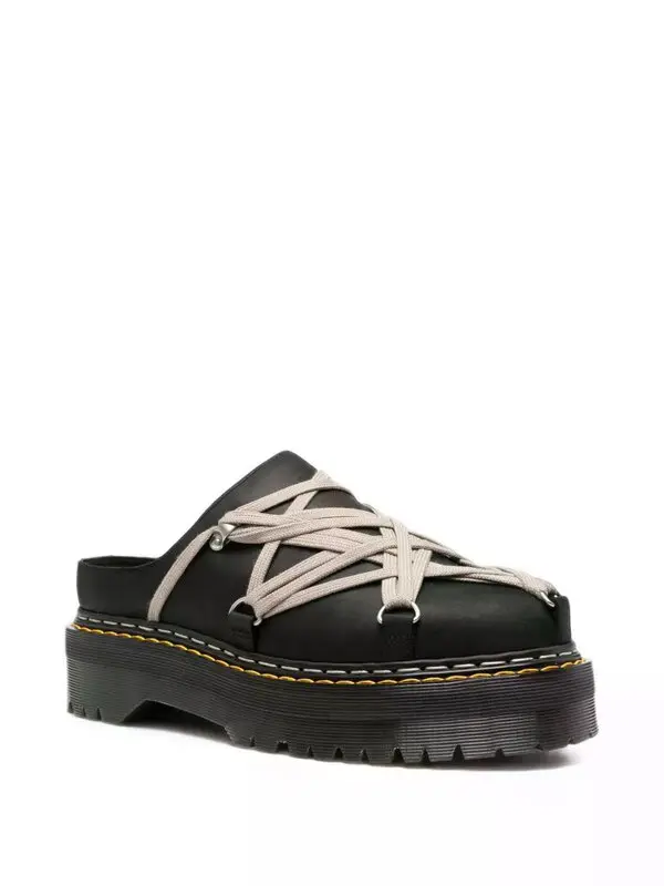 Rick Owens X Dr. Martens Megalace Mules