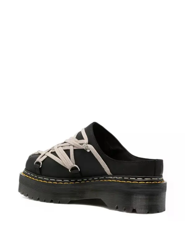 Rick Owens X Dr. Martens Megalace Mules
