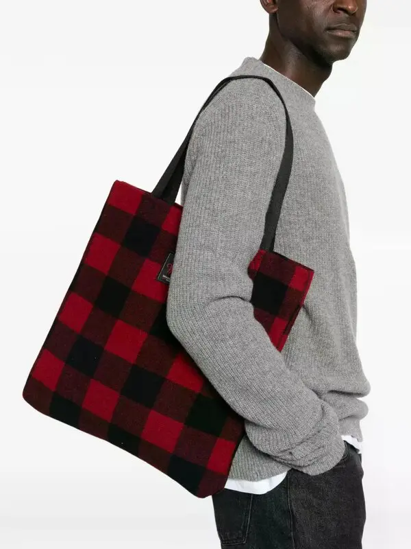 Woolrich Check-pattern Tote Bag