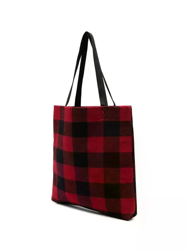 Woolrich Check-pattern Tote Bag