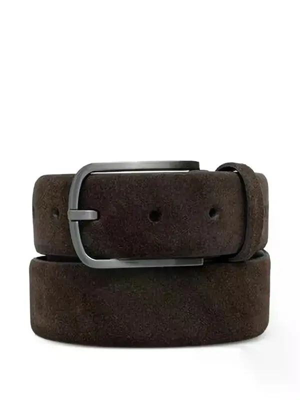 JOOP! Suede Buckle-fastening Belt - Brown