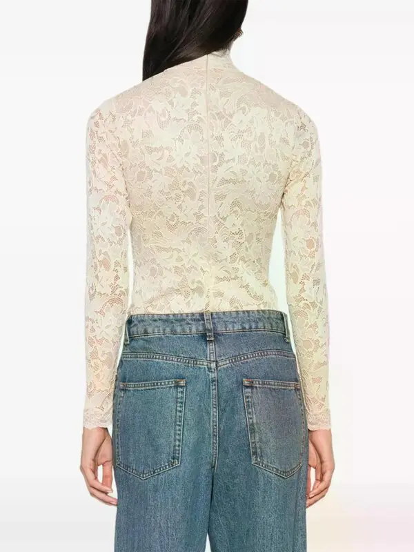 Zimmermann Corded Lace Bodysuit - Neutrals