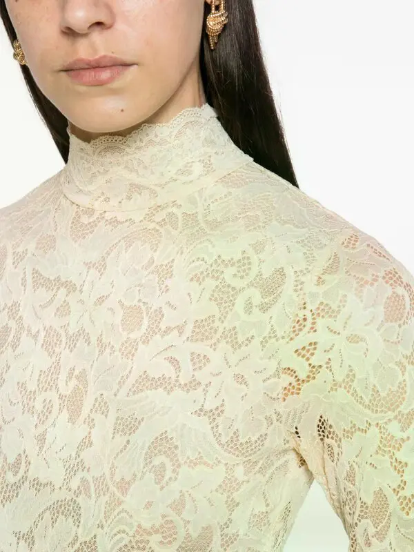Zimmermann Corded Lace Bodysuit - Neutrals