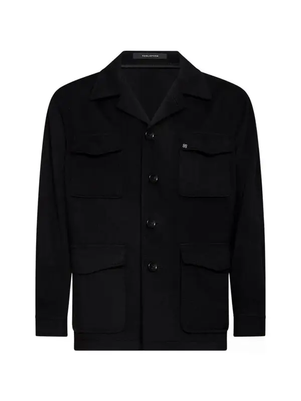 Tagliatore Milton Patch-pocket Single-breasted Jacket - Black